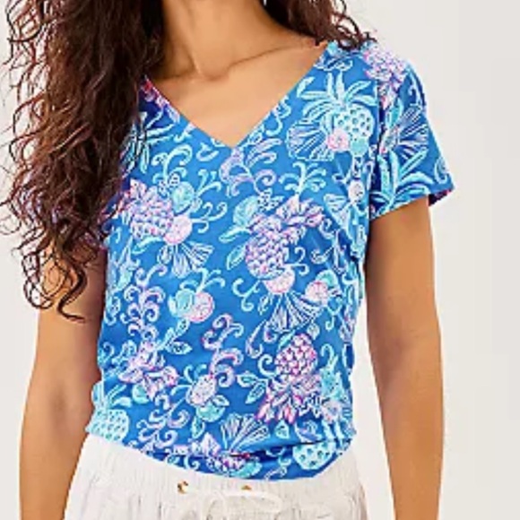 Lilly Pulitzer | Tops | Lilly Pulitzer Meredith Tee New With Tag | Poshmark
